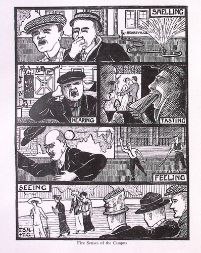 Stanford University Quad 1914 Original Page Five Sense of the Campus ...