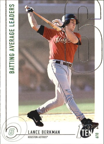 2002 Topps Ten Baseball Card #58 Lance Berkman AVG | eBay