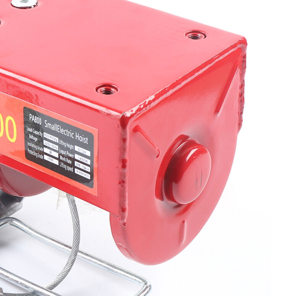 800/1000kg Electric Winch Scaffold Hoist Winch Crane Garage Workshop ...
