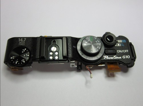 Repair Parts For Canon G10 Top Cover Shutter Button Dial Power Switch ...
