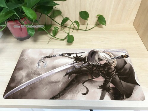 Anime Game NieR Automata YoRHa Type B 2B Large Mouse Pad Keyboard Mat ...