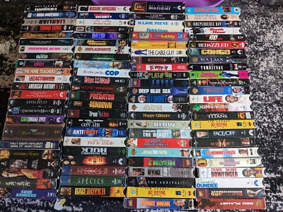 vhs random lot. 10 random VHS tapes. I pick | eBay