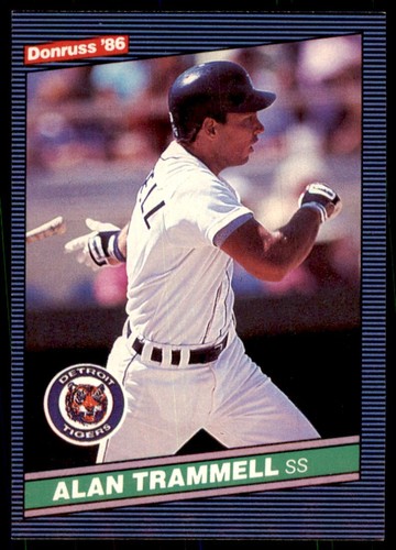 1986 Donruss Alan Trammell A Baseball Cards #171 | eBay