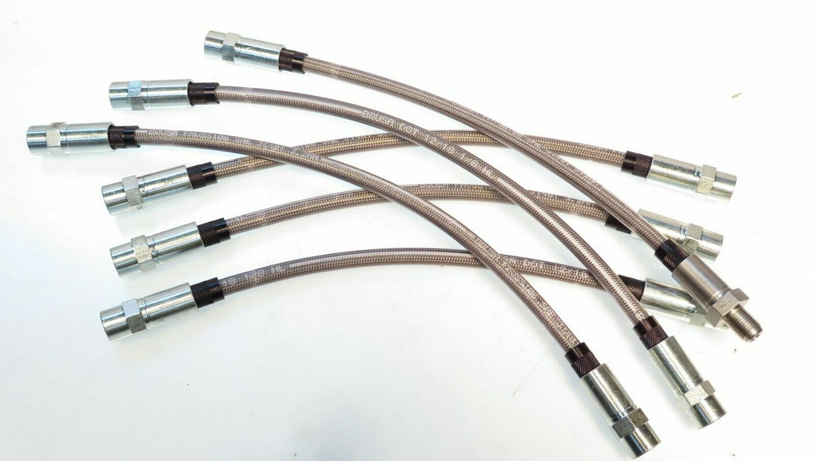 Stainless Steel Brake Hose Kit 6-Piece Fits BMW 2500 2800 3.0S 3.0L 3 ...