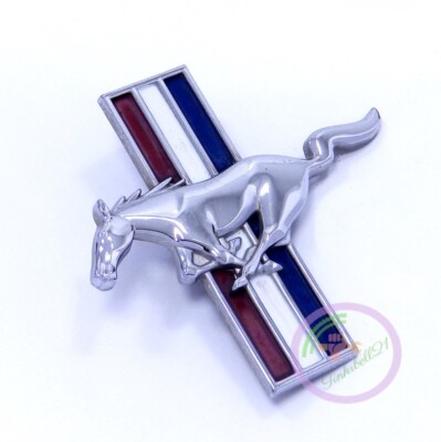 95-98 Ford Mustang Left Fender Emblem Badge Nameplate Horse Logo 96 97 ...