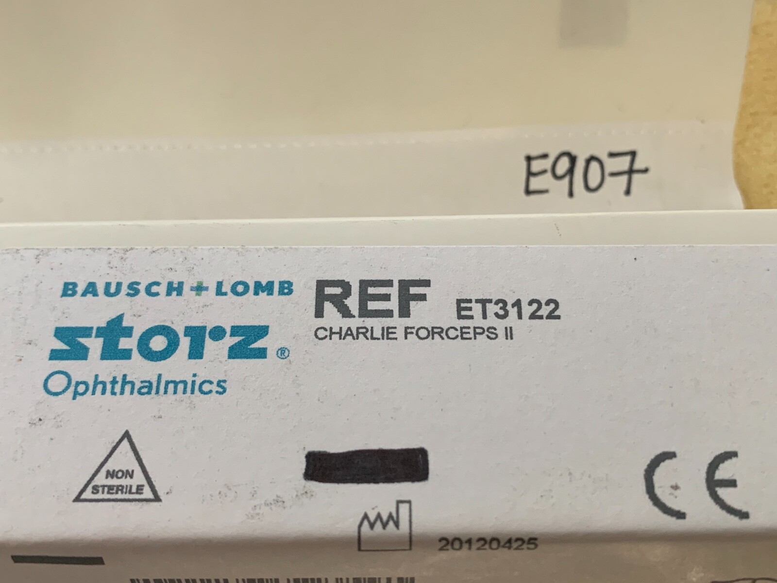 NEW Storz Bausch & Lomb Ophthalmics Titanium Charlie Forceps II 4.1 ...