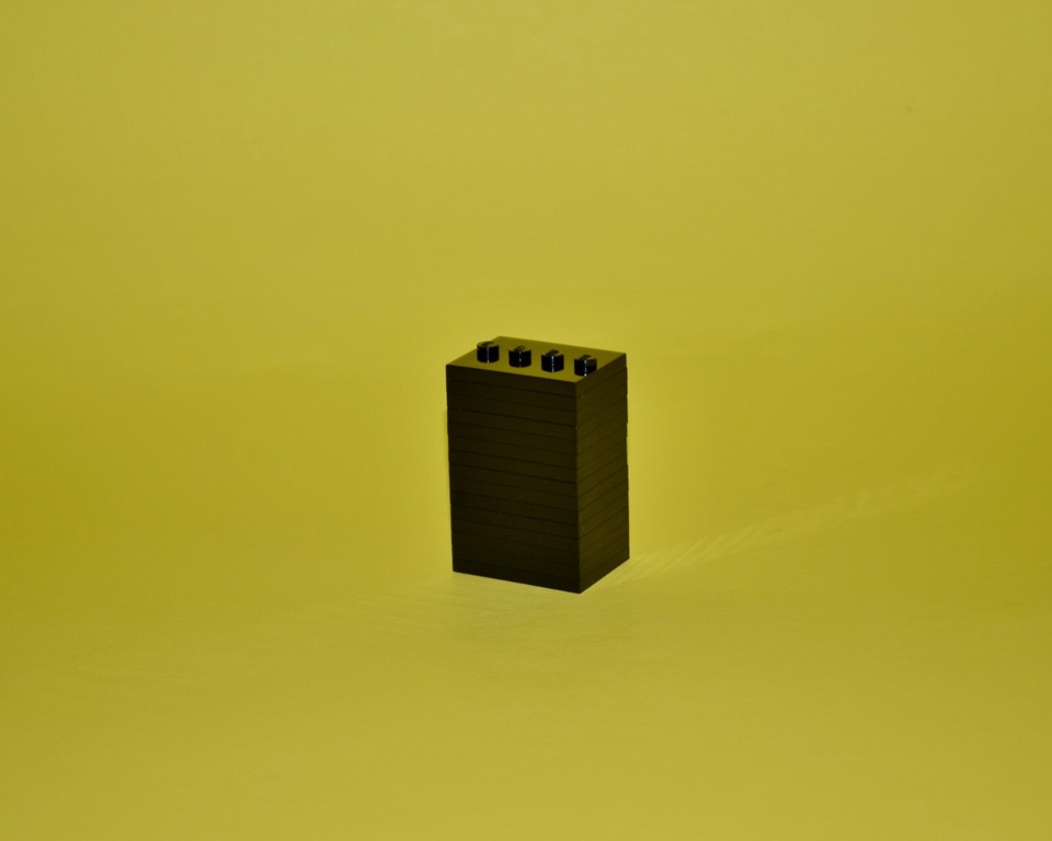15 Authentic LEGO Collectible Minifigure Series BLACK STANDS 3x4 Tile ...