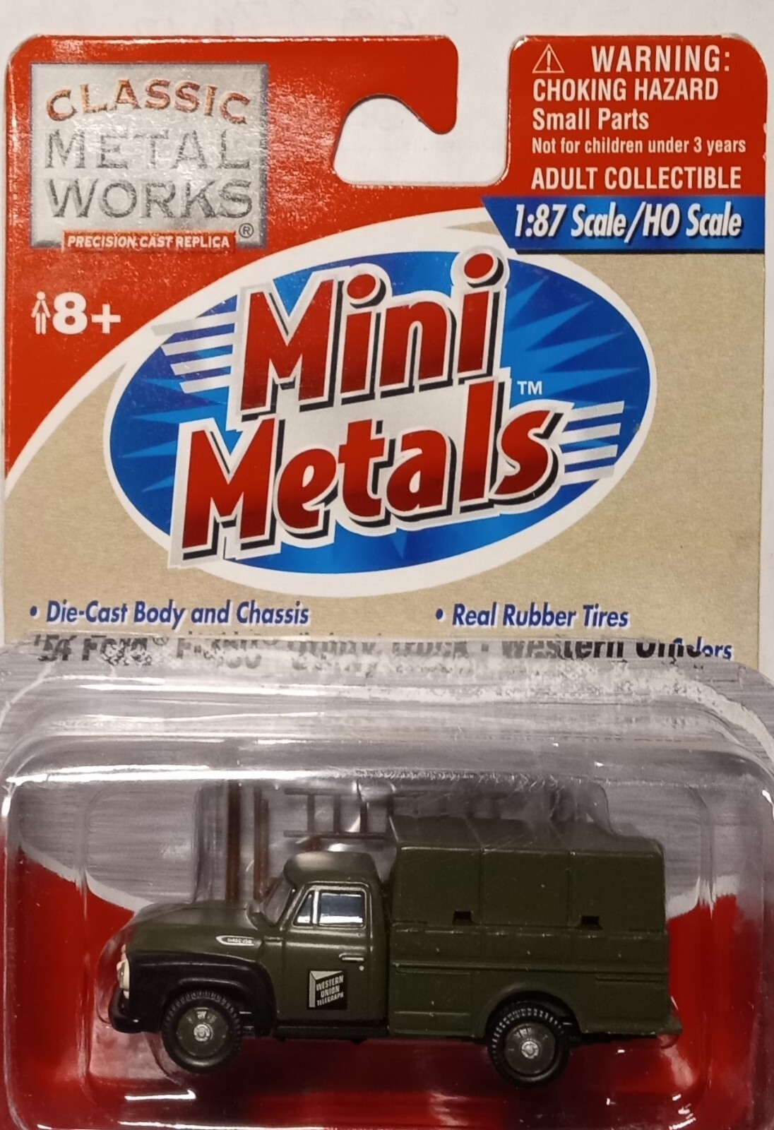 CMW Mini Metals #30220A 1954 Ford F-350 Utility Truck Western Union ...