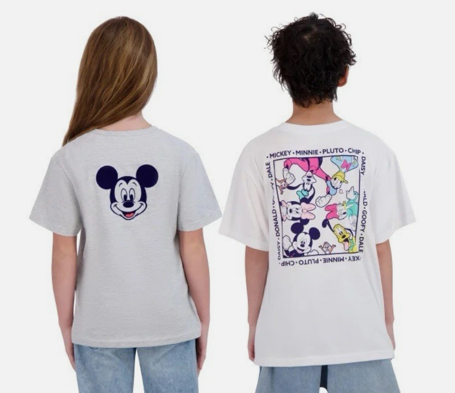 Disney Mickey Mouse Kids 2 Pack Small 7/8 Graphic Print T-Shirt Set | eBay