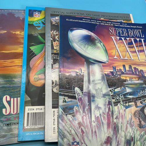 Vintage Super Bowl Game Programs ( UK Versions ) 1989-92 | eBay