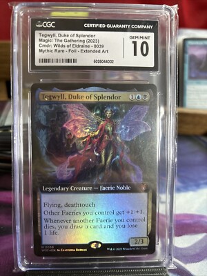 MTG Tegwyll, Duke of Splendor (Foil) 2023 Wilds of Eldraine - CGC Gem ...