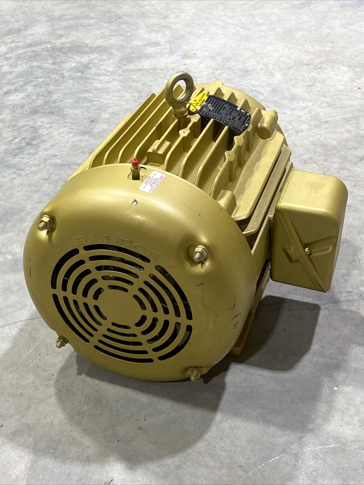 Baldor Em2333t-5 15 HP 3 Ph 254t Frame 1800 RPM Foot Mount TEFC 575 for ...