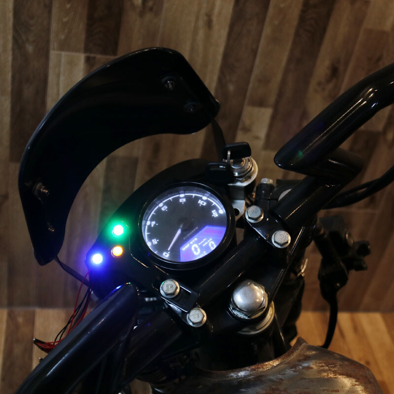 Motorcycle Riser Mount Hight Beam Neutral Turn Signal Dash Light ...