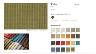 Pulse - Color 63 - Carnegie acoustic upholstery high performance ...