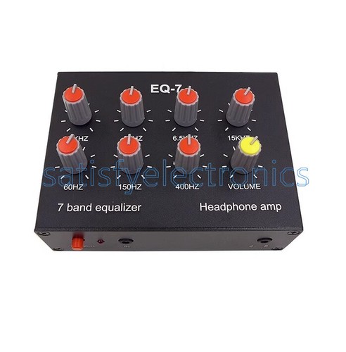 7-segment Equalizer Tone Treble Mid Bass Ear Amplifier Audio Signal ...