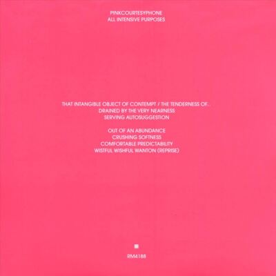 PINKCOURTESYPHONE ALL INTENSIVE PURPOSES NEW CD 764227551683| eBay