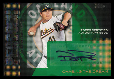 2013 Topps Chasing the Dream AUTOGRAPH #CDA-BP Brad Peacock Oakland ...