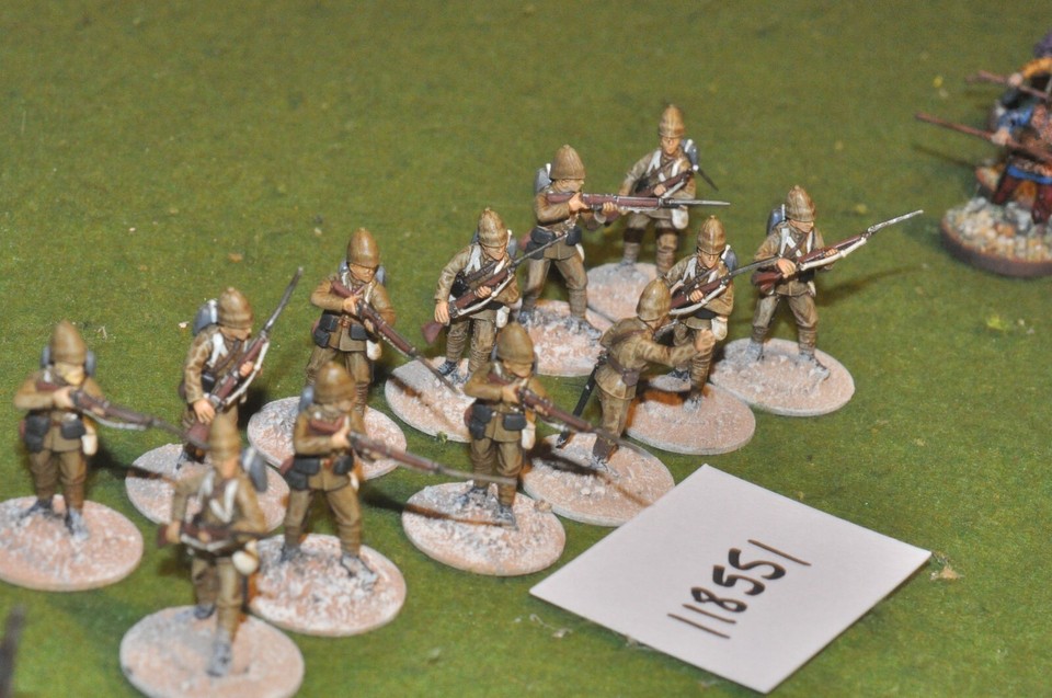 28mm colonial / british - infantry 13 figs - (118551) | eBay