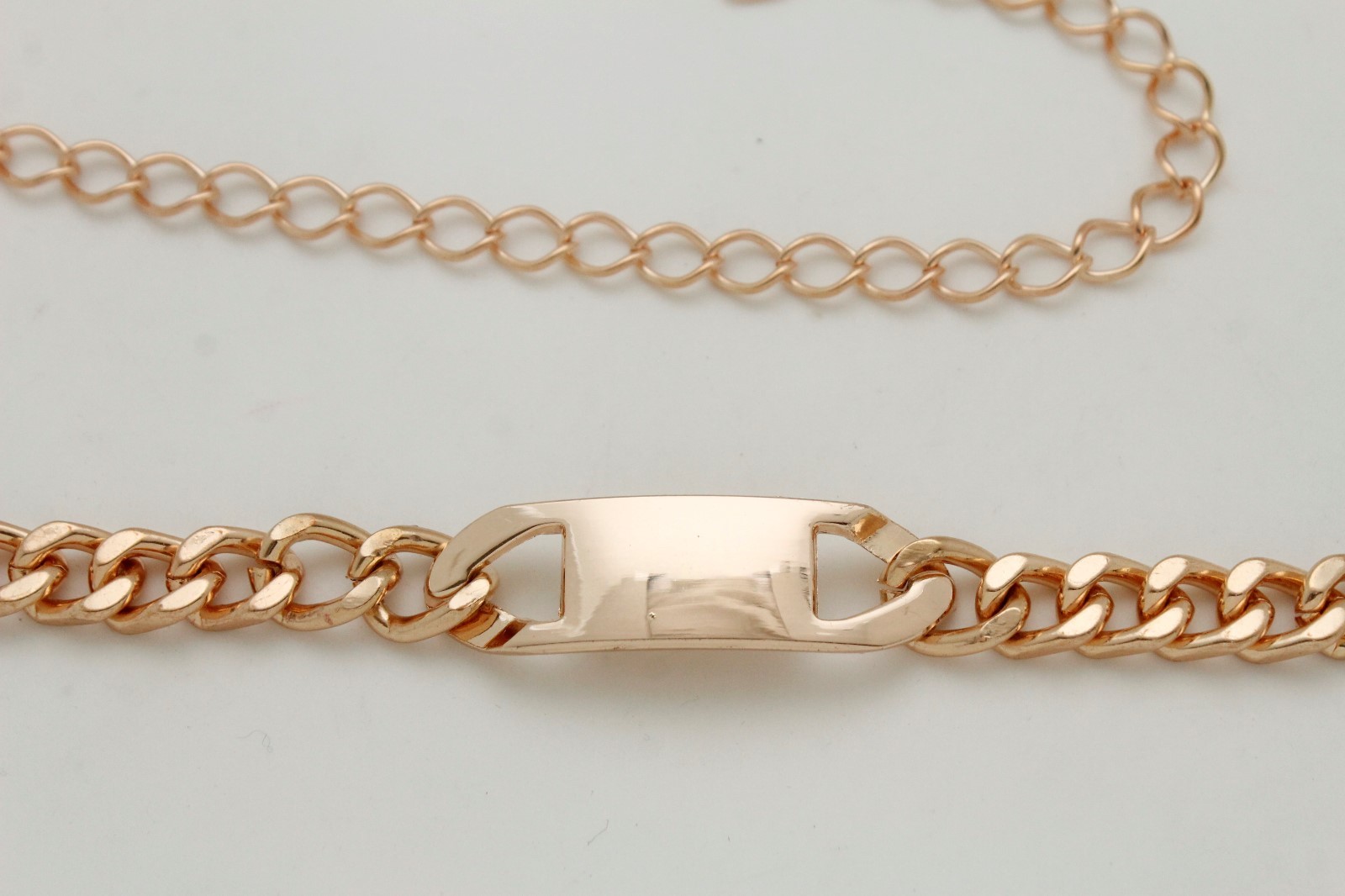 Women Gold Metal Chain Links Fashion Classy Charm Buckle Belt Hip Waist ...