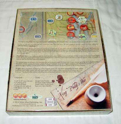 MMP - Multi-Man Publishing - King Philip's War - (1675-1676 ...