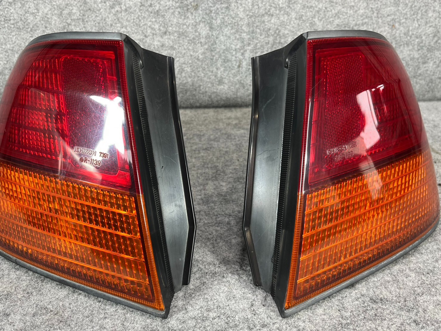 PRIMERA CAMINO P11 HP11 NISSAN OEM REAR LIGHTS TAIL LAMPS ICHIKOH 7391 ...