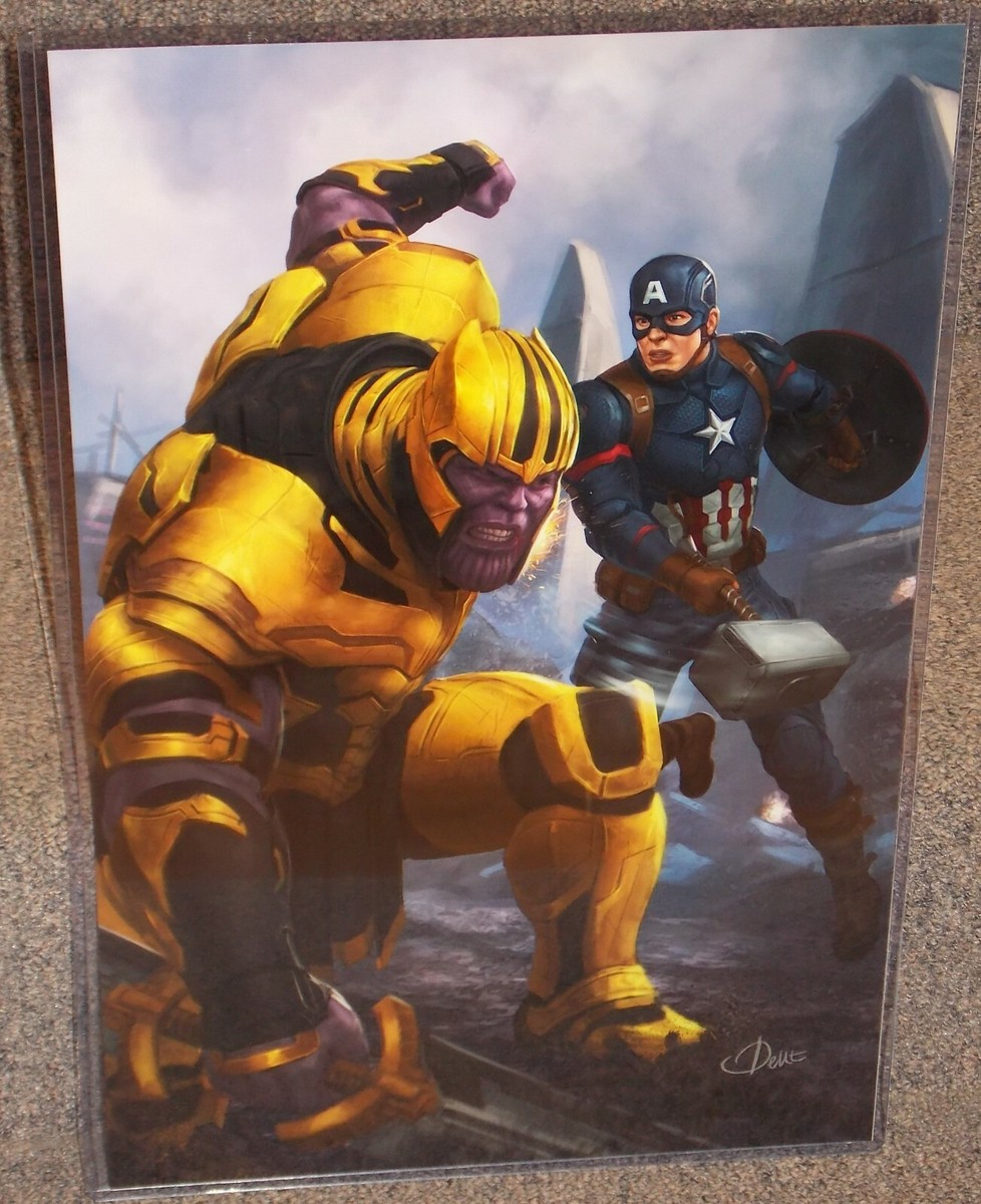 Thanos Contra El Capitan America