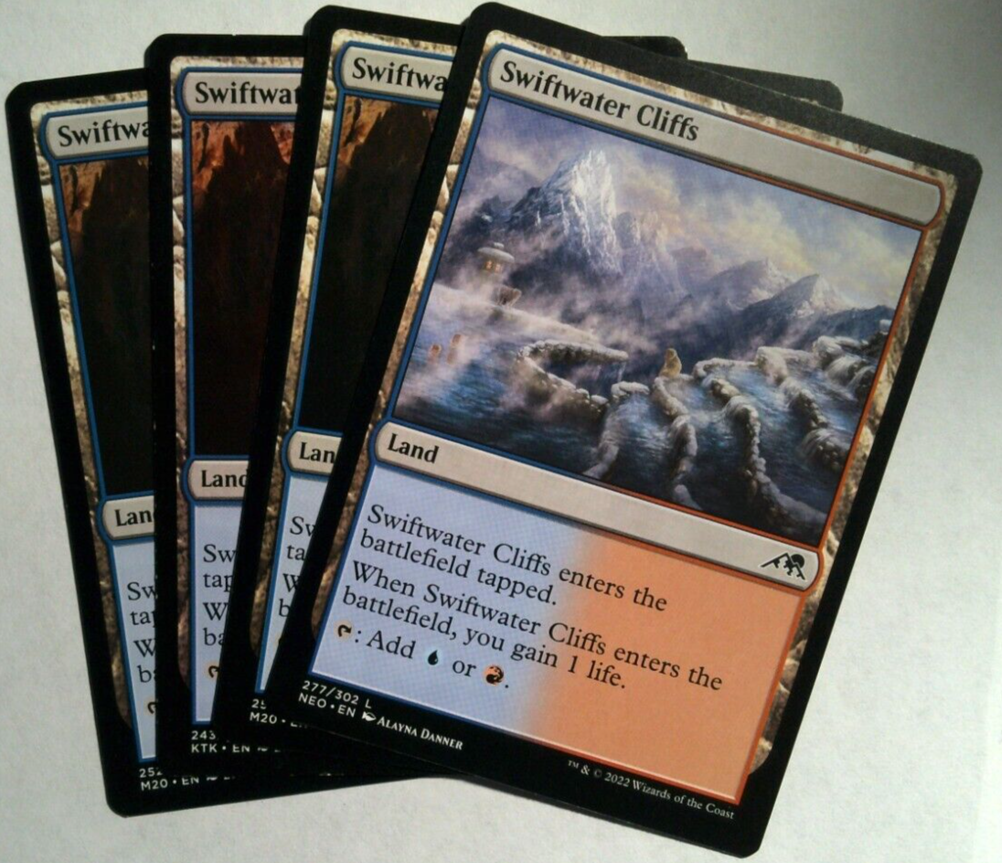 Mtg - Swiftwater Cliffs x4 *Various Sets* | eBay