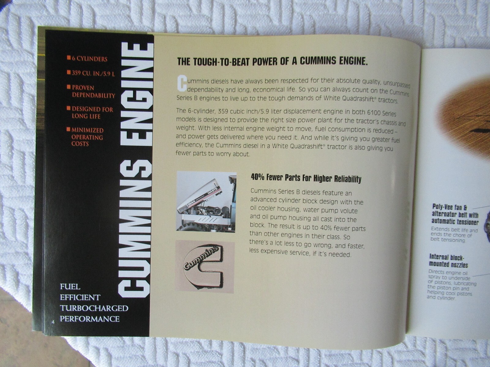 1995 AGCO White 6124 6144 6100 series tractor brochure 14 pages | eBay