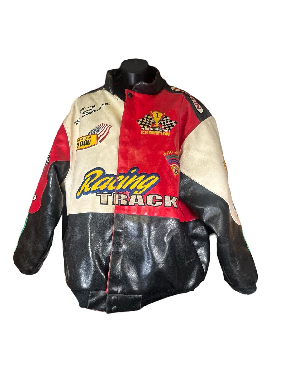 Vintage Urban 2000 Racing Jacket Race Gear Large - Gem