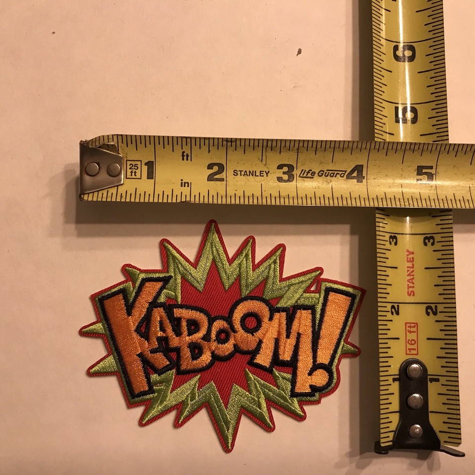KABOOM! EMBROIDERED SEW 🧵 ON IRON ON PATCH MARVEL DC COMIC BOOK ...