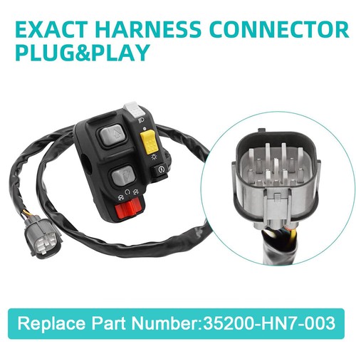 For Honda Rancher 350 ES 2000-2005 Left Switch Handlebar Control ...