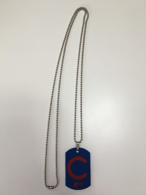 CHICAGO CUBS MLB SPORTAGZ FLEXIBLE DOG TAG NECKLACE FOREVER ...