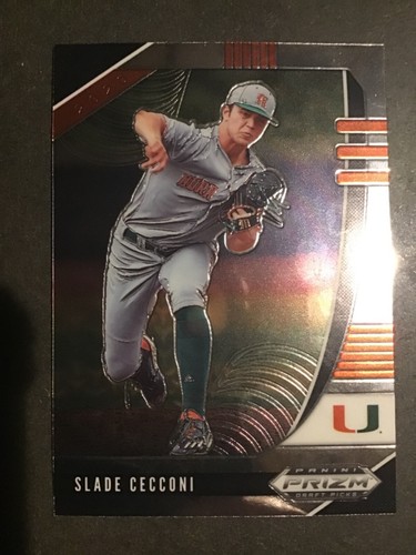 2020 Prizm Draft Baseball Slade Cecconi Base Card Arizona Diamondbacks ...
