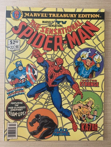 Marvel Treasury Edition Sensational Spider-Man #22 1979 Team-Up ...