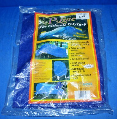 Ultimate Poly TARP P-Line Super Strength Tarp 6' x 8' | eBay