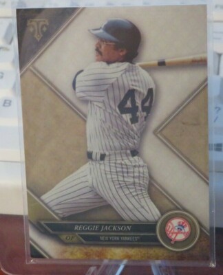 #1127 REGGIE JACKSON 2017 TOPPS TRIPLE THREADS #87 | eBay