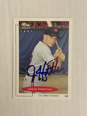 Jason Hardtke SIGNED 1991 Classic Best #7 IP AUTO Columbus Indians | eBay