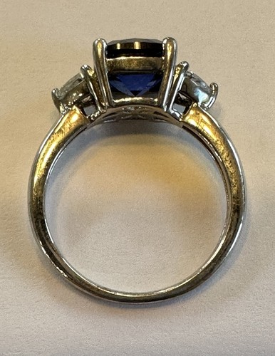 Estate Jewelry - Vintage RL Co Princess Cut 925 Sterling Silver ...