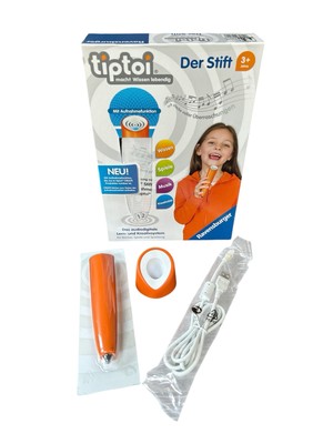 Tiptoi Der Stift 3. Generation mit Aufnahmefunktion inkl. Datenkabel ...