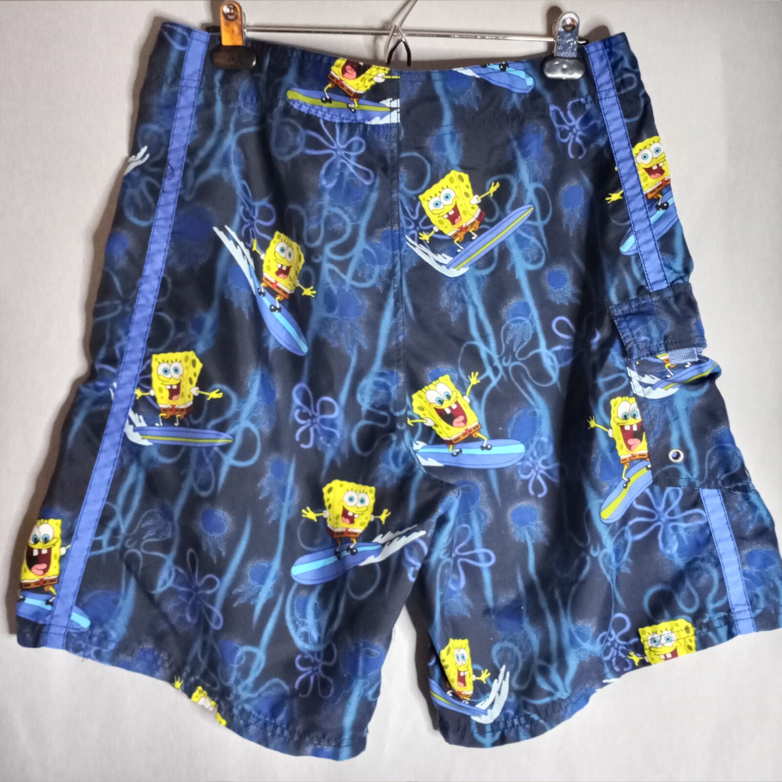 Nickelodeon Spouge Bob Men's Swim Shorts Blue Multico… - Gem