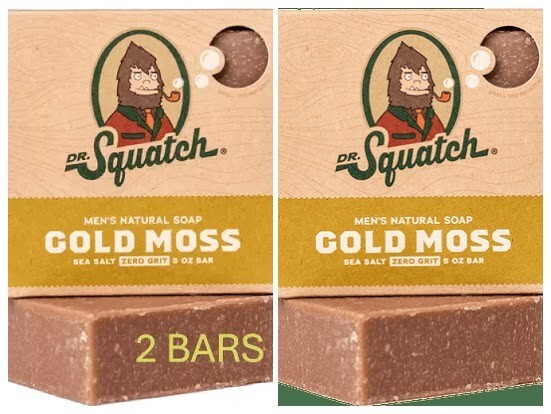 DR. SQUATCH GOLD MOSS BAR 2PC | eBay