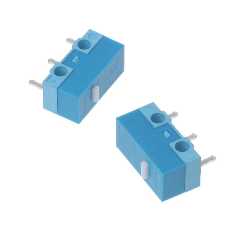 Mouse Micro Switch for Gaming Mice Blue Switches Buttons White Dot ...