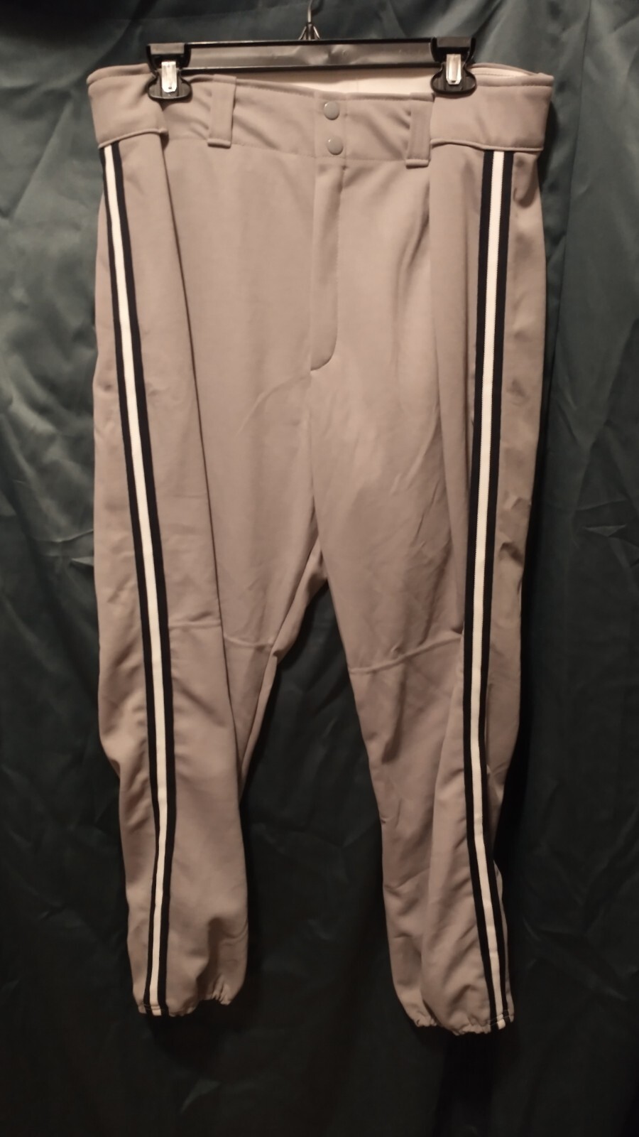 Team Mlb Apperal Majestic Mens Light Grey Baseball Pants Size 2X ...