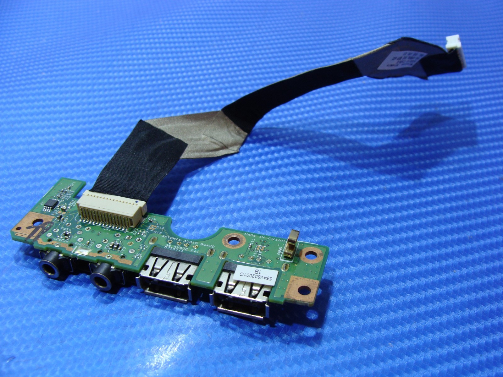 HP EliteBook 8530w 15.4" Genuine Dual USB Audio Sound Board w/Cable 48 ...