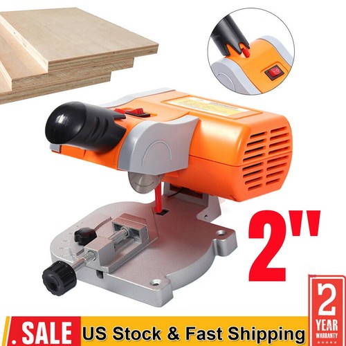 2" Mini Benchtop Cut-off Chop Saw Miter Saw 45° Angle Metal Wood ...