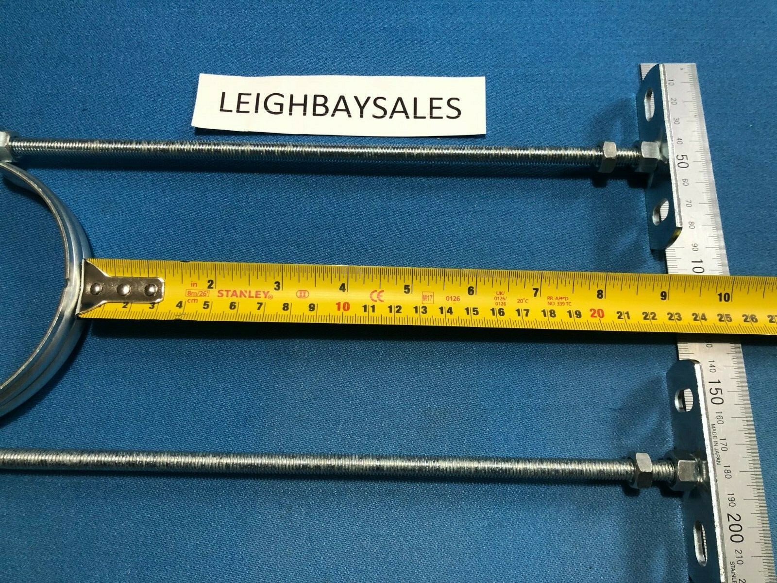 universal fully adjustable boiler flue clip support bracket 100mm - 4 ...