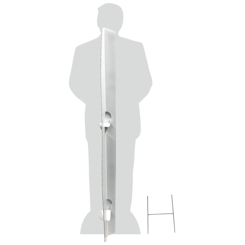 PRESIDENT DONALD TRUMP Lifesize Plastic OUTDOOR YARD SIGN Standee ...