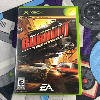Burnout Revenge Microsoft Original Xbox, 2005 COMPLETE NICE CONDITION ...