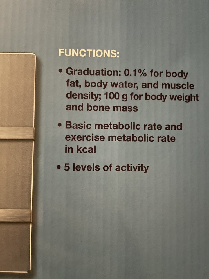 NEW CVS Digital Metrics Smart Health Full Body Analysis Scale w ...