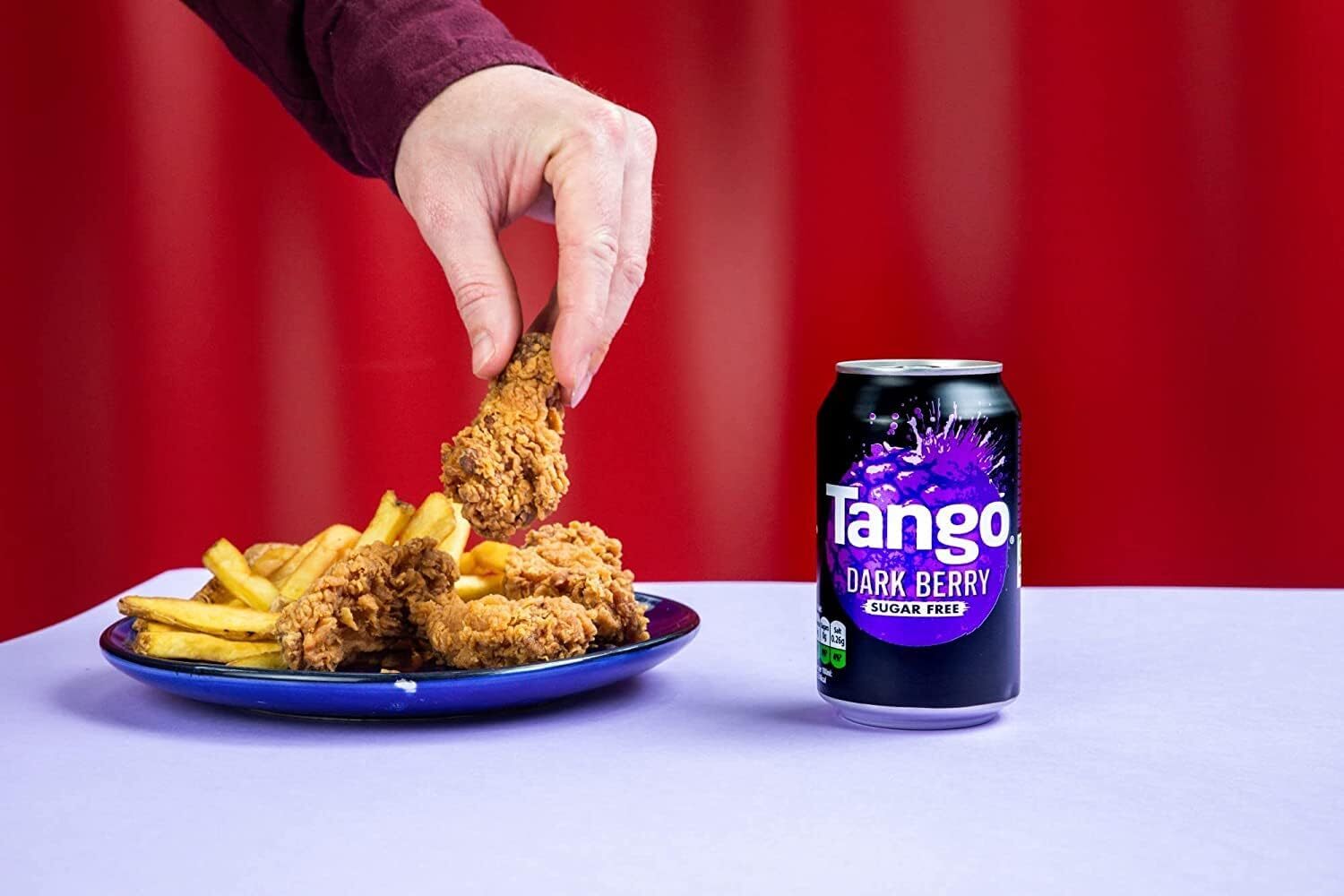 Tango Orange Original Also Sugar Free Cans 330ml Fizzy Soft Drink Full ...